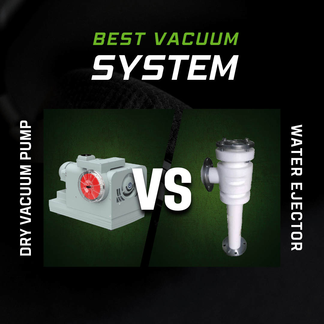 Water Ejector vs. Single Stage Dry Claw Pump - Vovac Engineers